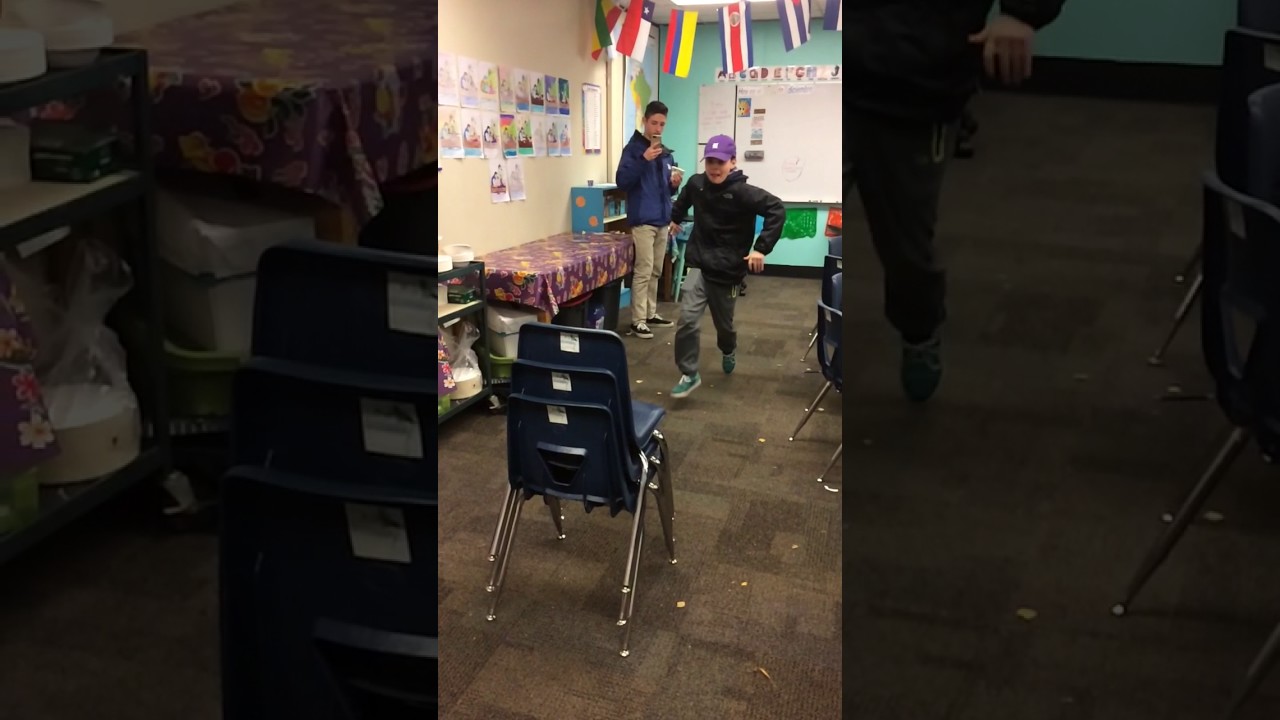 Kid Tries to Jump Over Chairs (Breaks Leg!) - YouTube