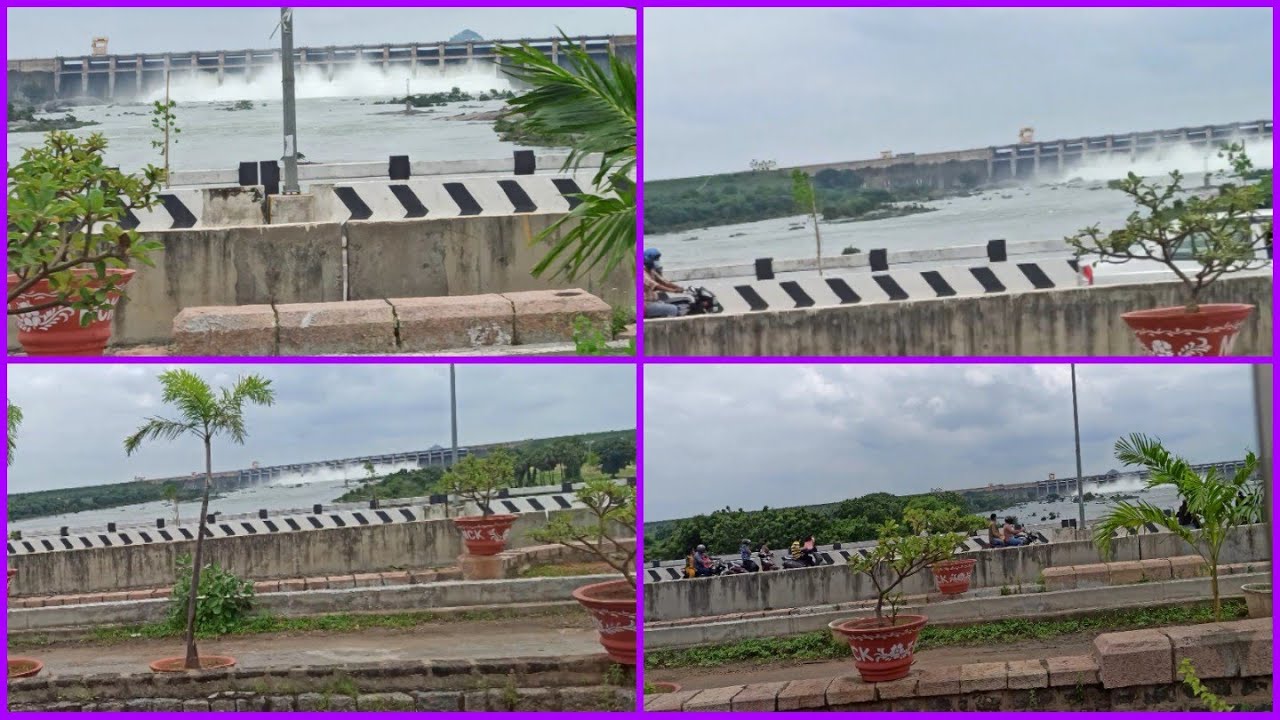 Karimnagar Manair Dam//Heavy Water Flow of Manair Dam//Telangana - YouTube