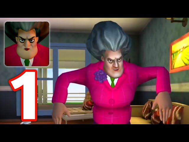 Scary Teacher 3d Walkthrough Part 1 Android Ios Gameplay Scary Teacher