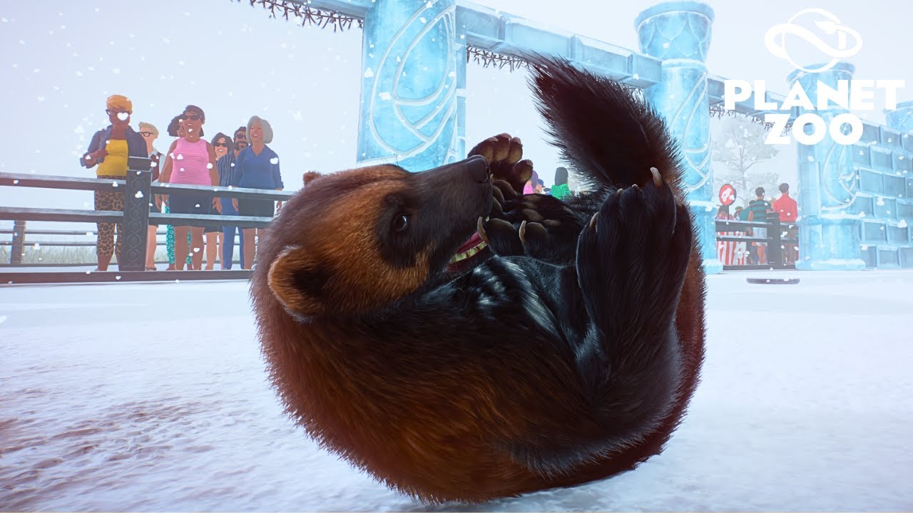 Adding a Wolverine to our Festive Winter Zoo - YouTube