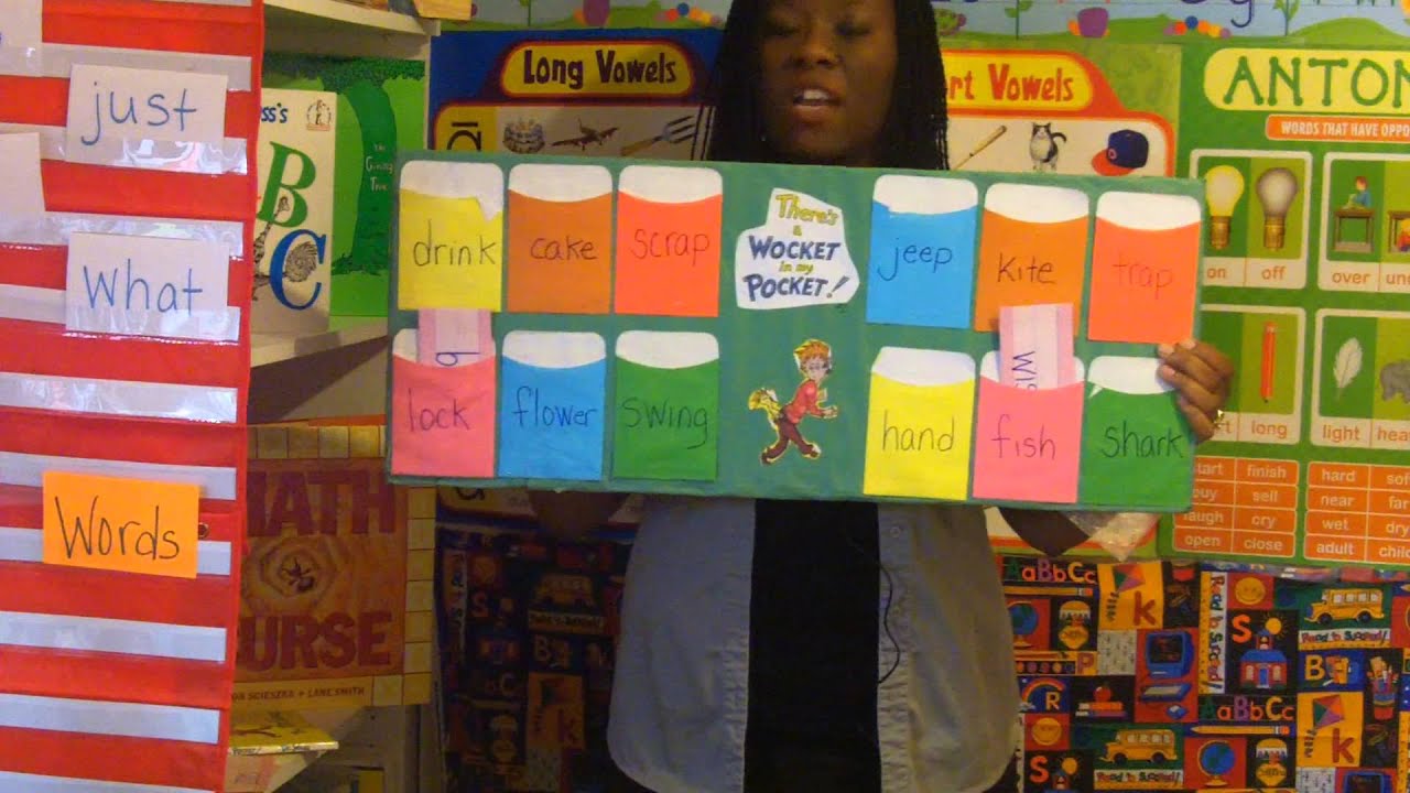 There's A Wocket in my Pocket Literacy Center (Rhyming) DIY - YouTube
