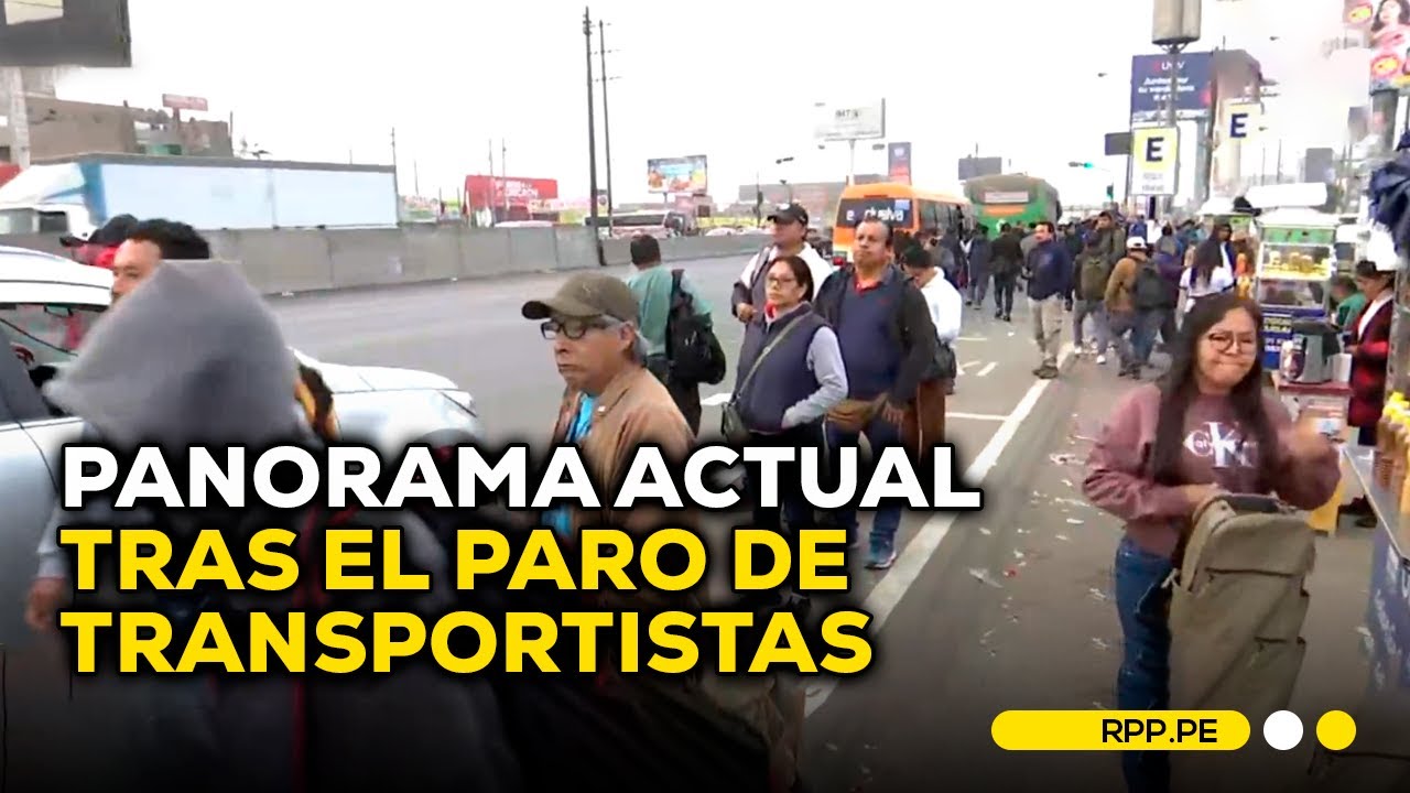 Paro de transportistas: situación actual en las calles de Lima # ...