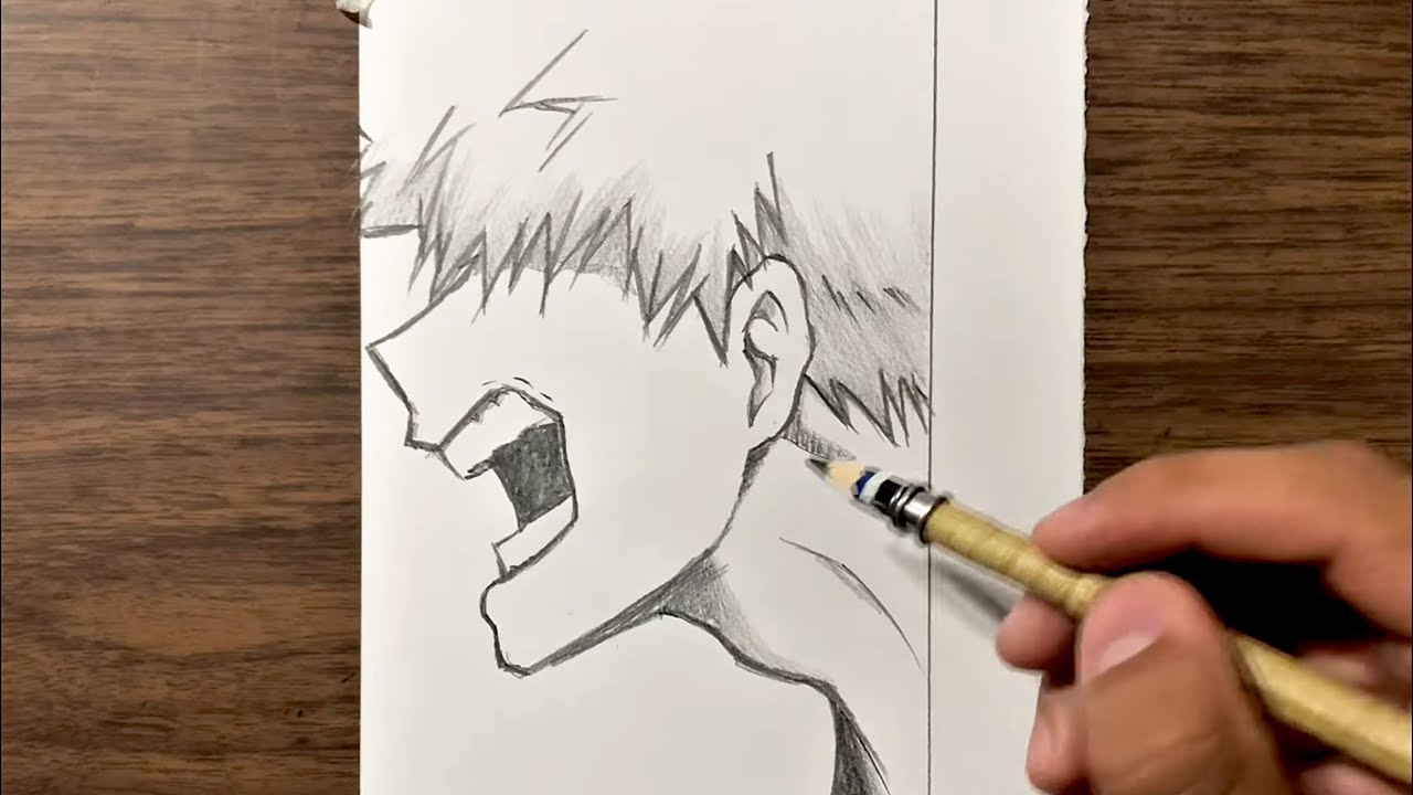 Como Desenhar o Bakugou Passo a Passo | Desenho de Anime Fácil - YouTube