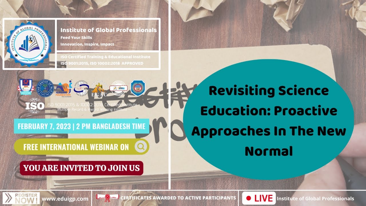 Revisiting Science Education: Proactive Approaches In The New Normal ...