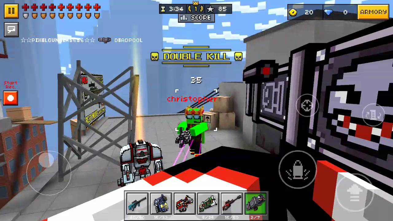 PixelGun3D-Smart Bullet Bazooka (Review) - YouTube