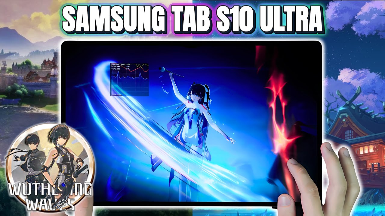 Samsung Tab S10 Ultra 5G Wuthering Waves Gaming test | Dimensity 9300 ...