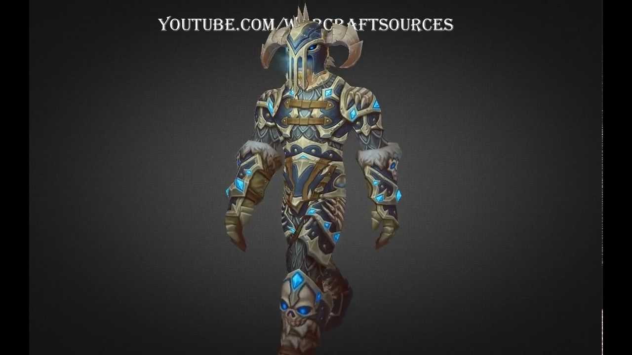 Human Death Knight Challenge Mode Set - Lich Lord Armor - YouTube