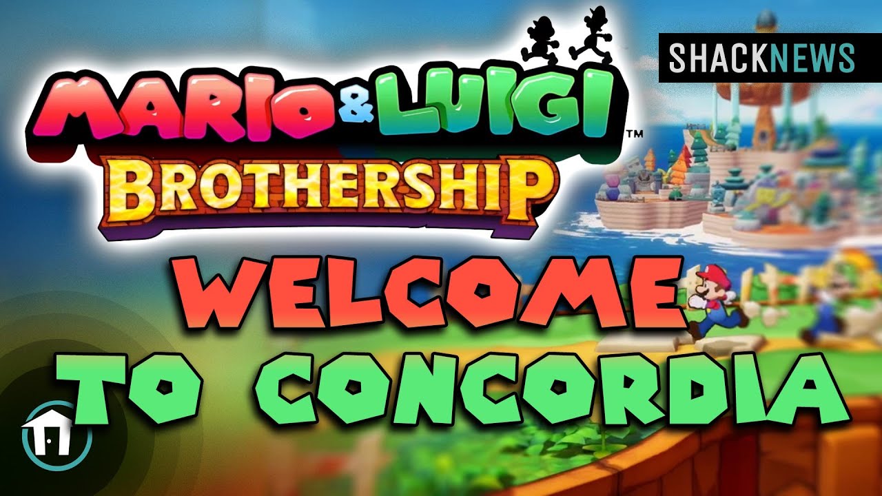 Mario & Luigi: Brothership - Connie Welcomes the Bros. to Concordia ...