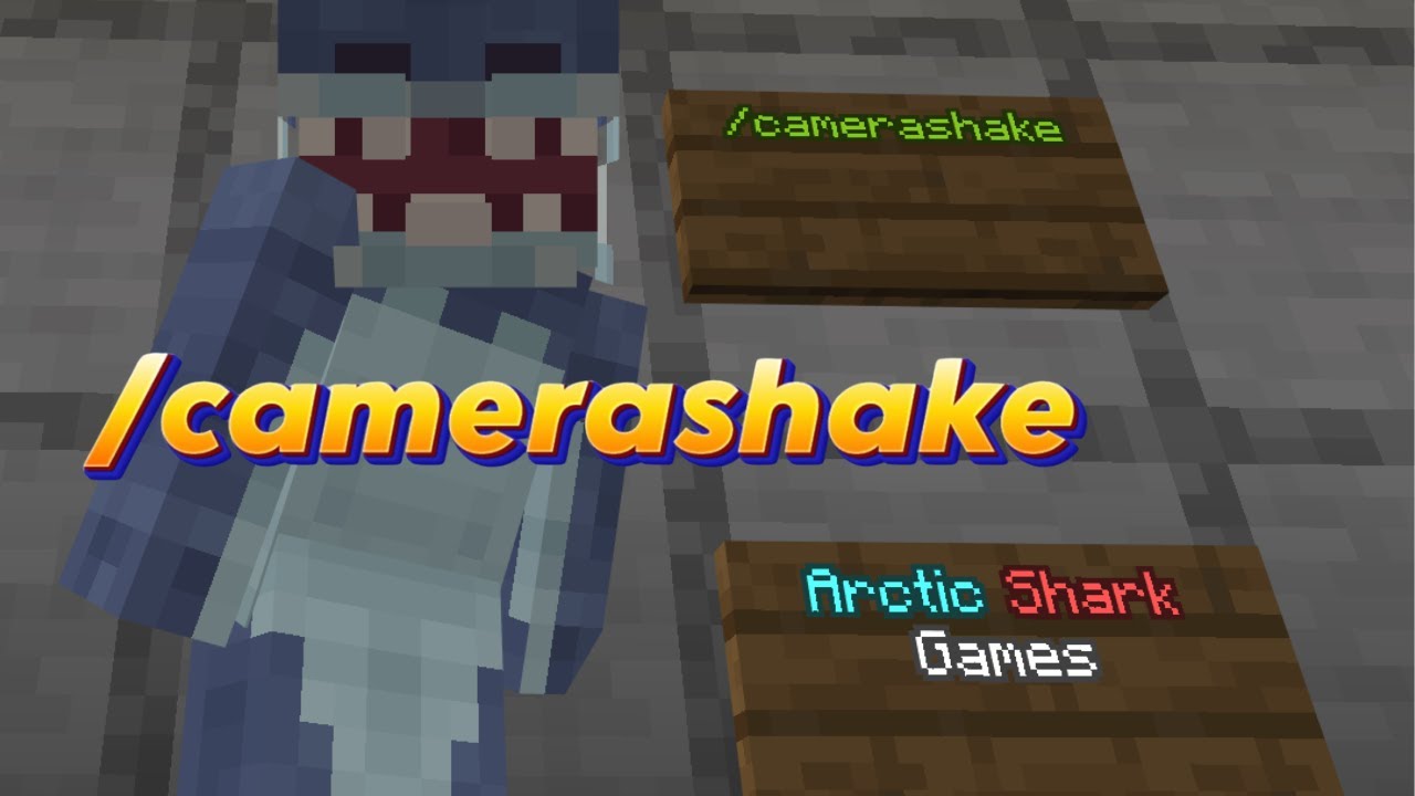 Minecraft Camera Shake Command! /camerashake - YouTube
