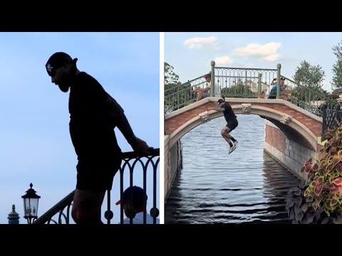 Man Jumps Into Lagoon at EPCOT Over Bet