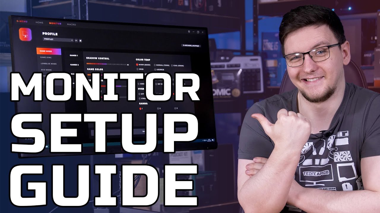 Gaming Monitor Setup Guide - YouTube