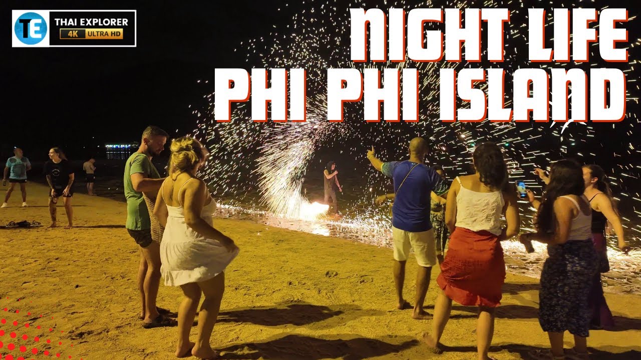 "Exploring the Extravagant Nightlife of Phi Phi Island" 4K WALKING TOUR - YouTube