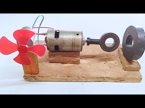 Electricity of Self Running Generator To Run Small Dc Moter Free Energy ...