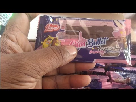 Gun & Bullet Chocolate Unboxing | chocolate unboxing | rs 5 wala ...