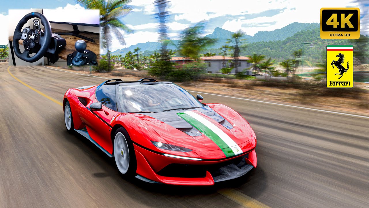 2017 Ferrari J50 (681 hp) - Forza Horizon 5 | Logitech G923 gameplay ...