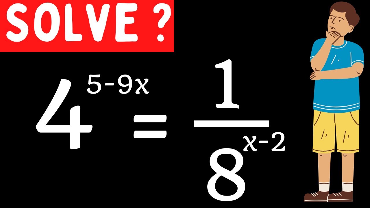 Can you solved This Exponential Equation | A Nice Exponential Equation | Exponential Equation ...
