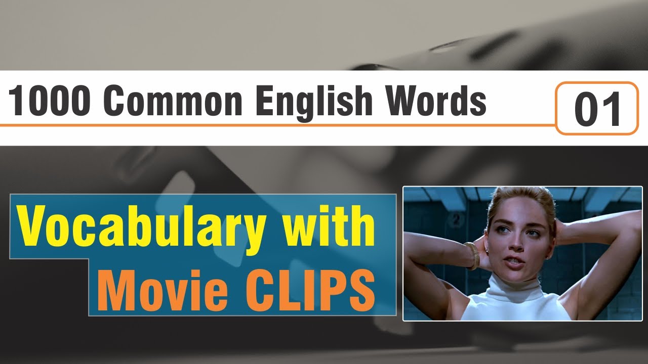 1000 Common English Words with Movie Clips | Parts 01 - YouTube