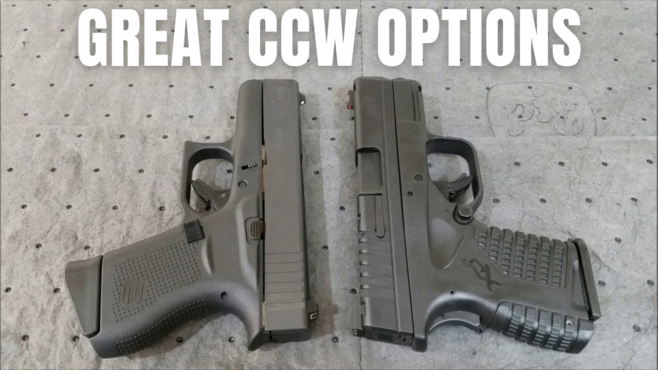 BEST 9MM CCW GLOCK 43 VS SPRINGFIELD XDS REVIEW - YouTube