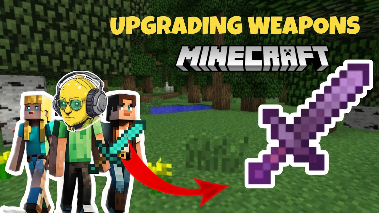 🔴UPGRADING WEAPONS IN MINECRAFT|MINECRAFT🔴|#shortsfeed #minecraft # ...