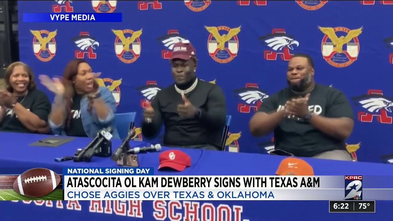 Houston's high school football stars choose their colleges on Early ...