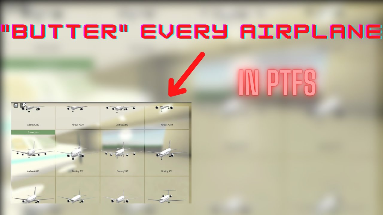 "BUTTER" EVERY AIRCRAFT (Including the Concorde!) | Roblox Pilot ...