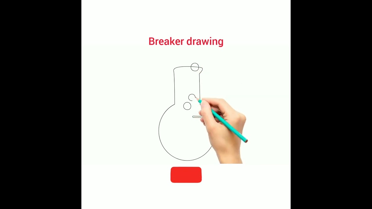 how to draw beaker in seconds - YouTube