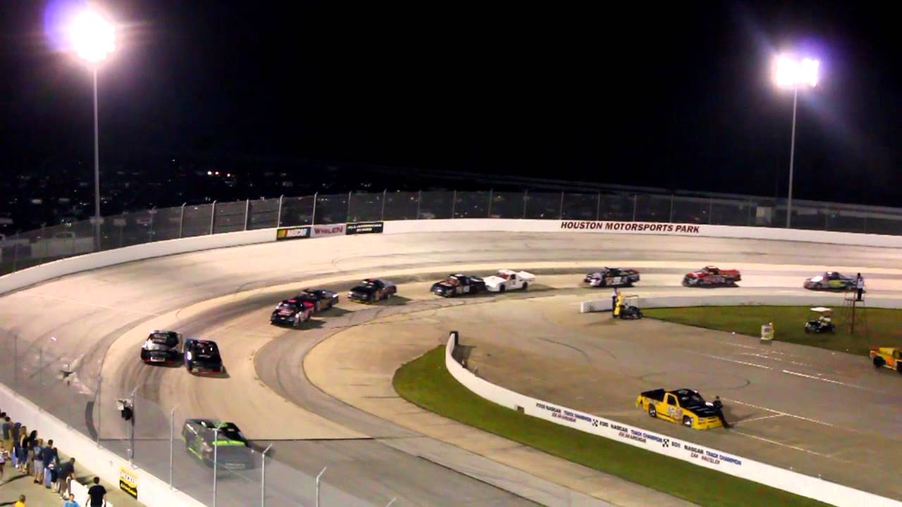 Houston Motorsports Park NASCAR Truck Speedfest 4-7-12 - YouTube