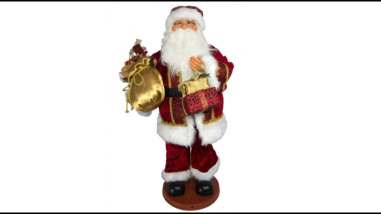 Singing & Hip Swinging Santa With Presents Musical Animation - YouTube