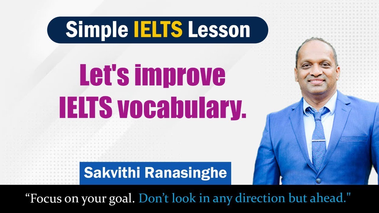 IELTS vocabulary#English#Sakvithi Ranasinghe - YouTube