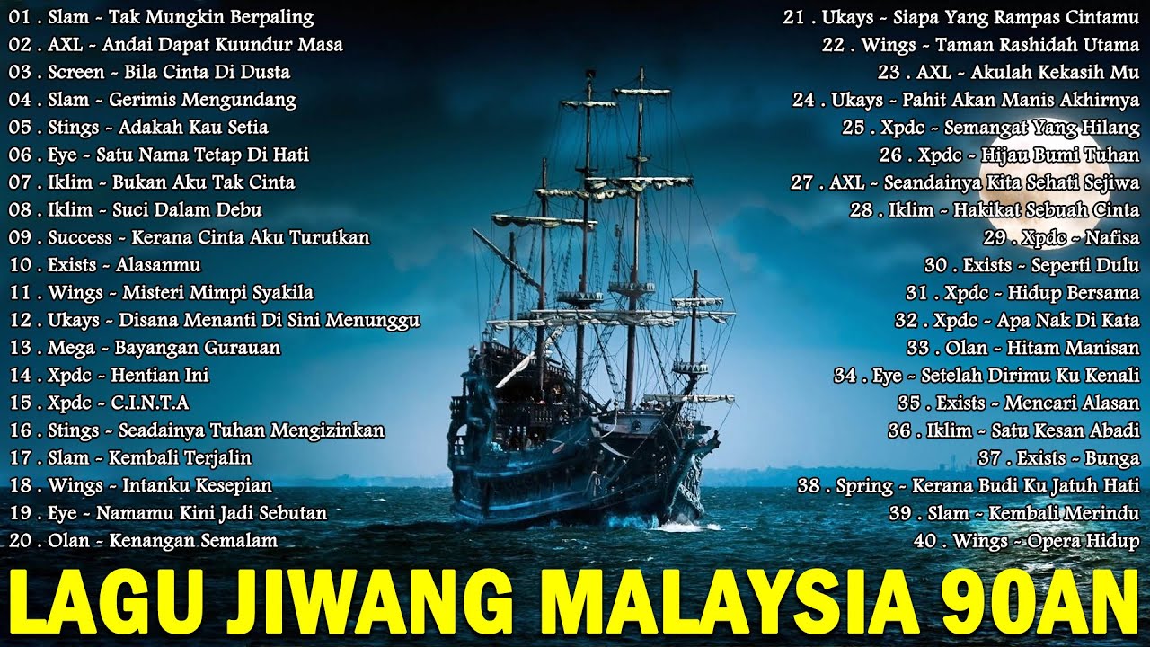 Top 40 Lagu Slow Rock Malaysia 80an 90an Terbaik - Lagu Lama Malaysia ...