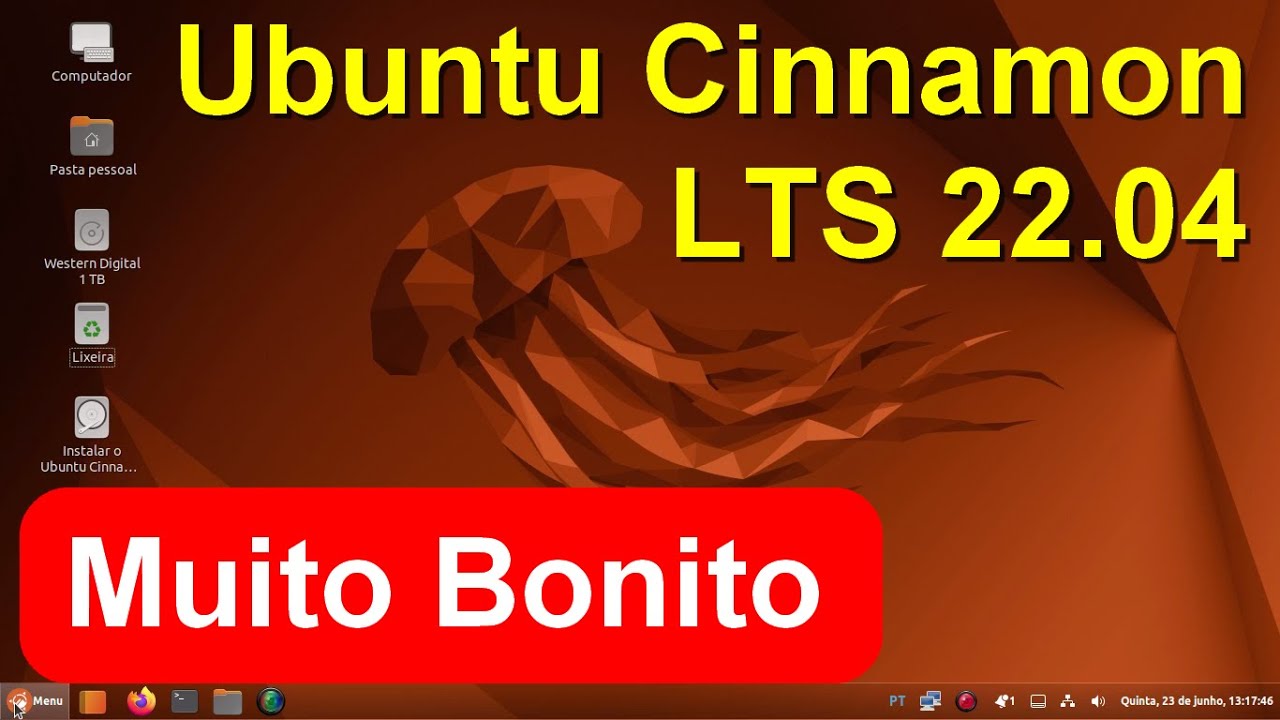 Ubuntu Remix Cinnamon 22.04 LTS. Linux bonito e muito leve. - YouTube