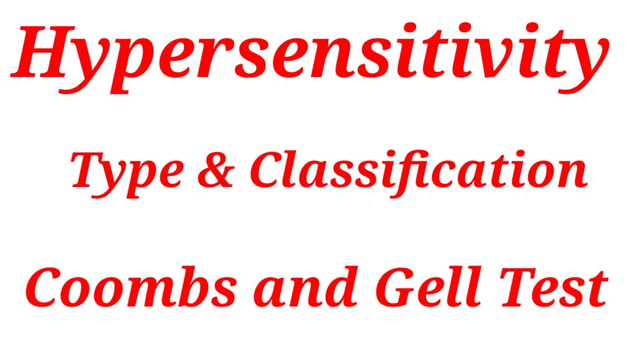 hypersensitivity reactions || coombs and gell classification of ...