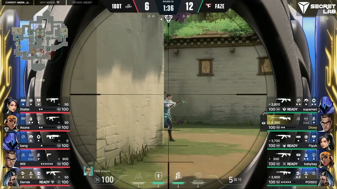 FaZe supamen clean 4k against 100T - VALORANT - YouTube