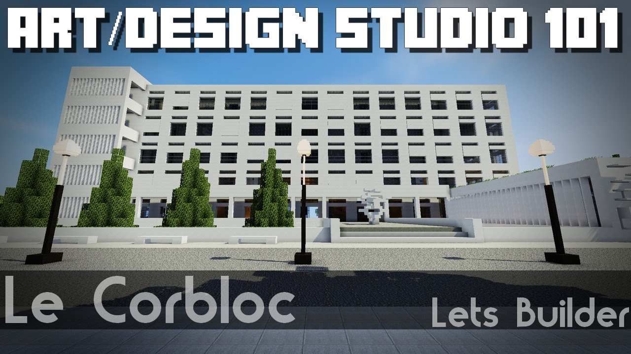 Minecraft - Ecole d'art/Design - Studio 101 - YouTube