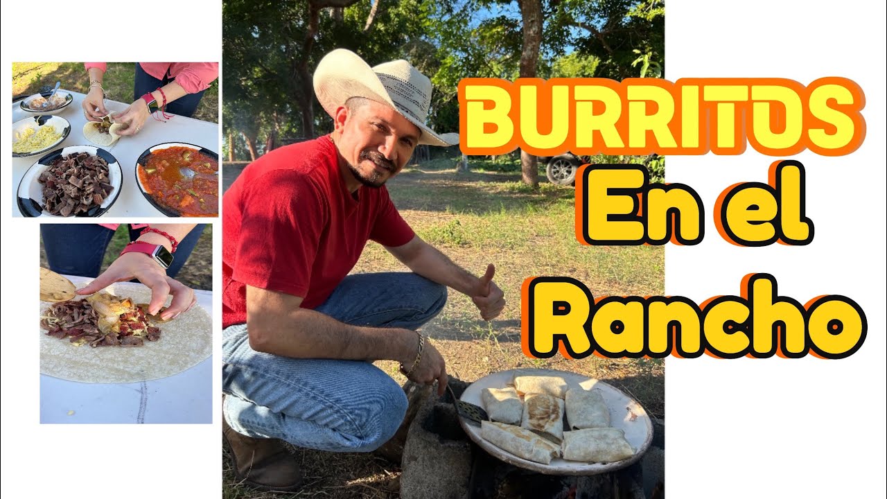 COCINANDO UNOS RICOS BURRITOS EN EL RANCHO 🤠🌯 #trending #rancho # ...