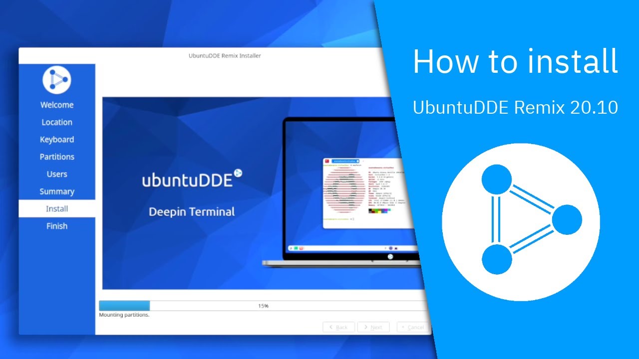 How to install UbuntuDDE Remix 20.10 - YouTube