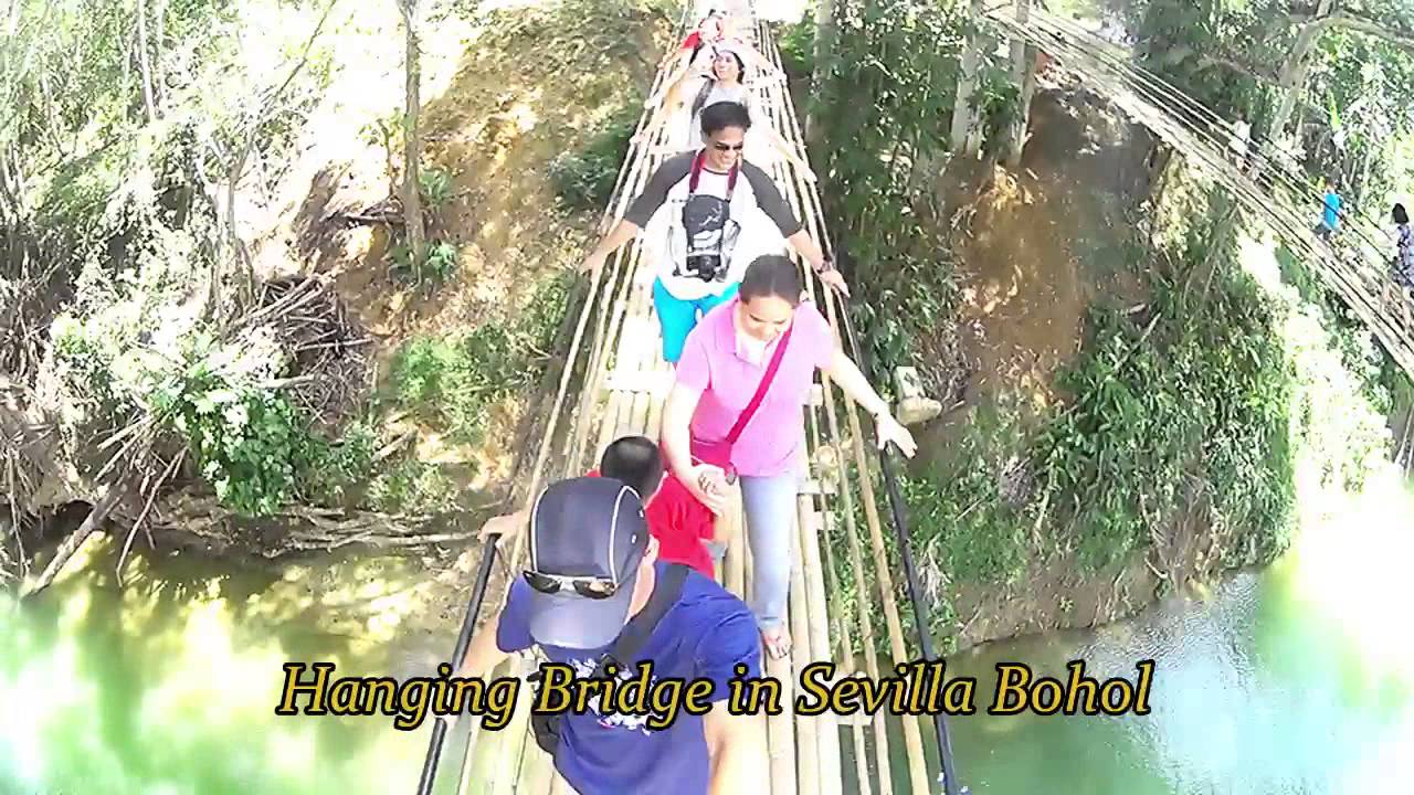 Hanging Bridge in Sevilla Bohol Philippines - YouTube