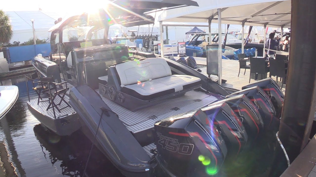 2250hp Monster Boat ! 2023 Midnight Express 52 Vitesse - YouTube