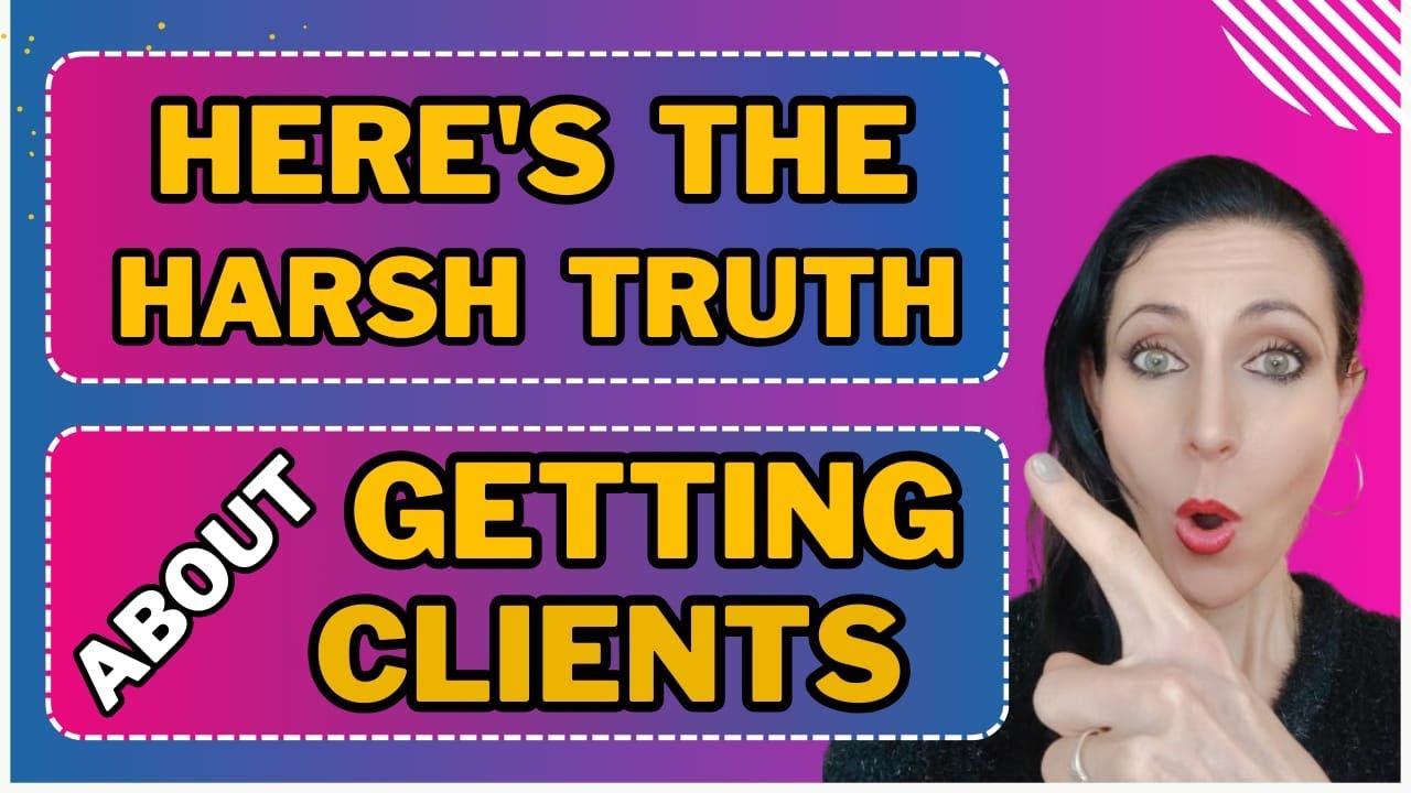 Here's the harsh truth about getting clients! - YouTube
