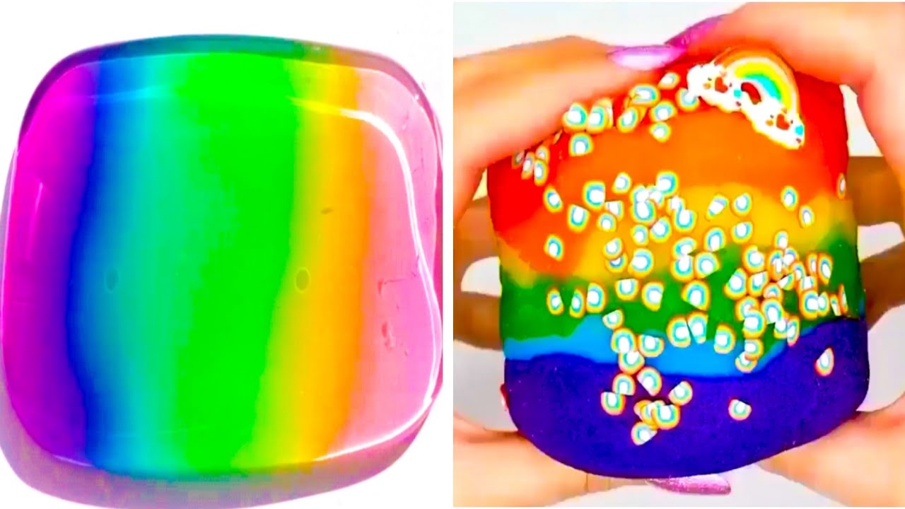Play slime relax #36 |satisfying & relaxing | dina slime - YouTube