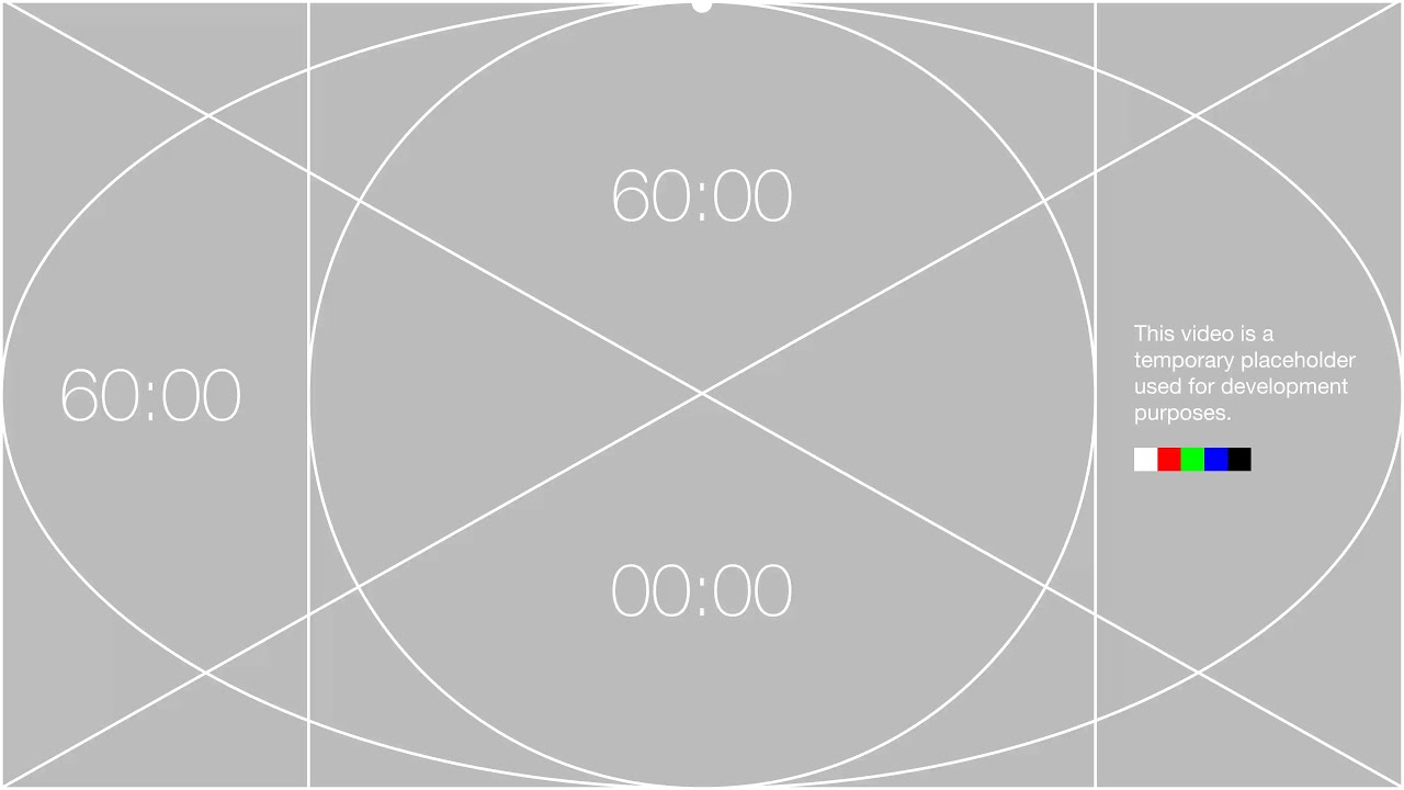 Placeholder Video for Website Embed (60-sec Loop, 4K, CC0) - YouTube