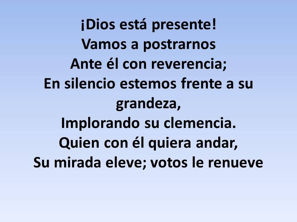 Dios está presente - himno instrumental - YouTube
