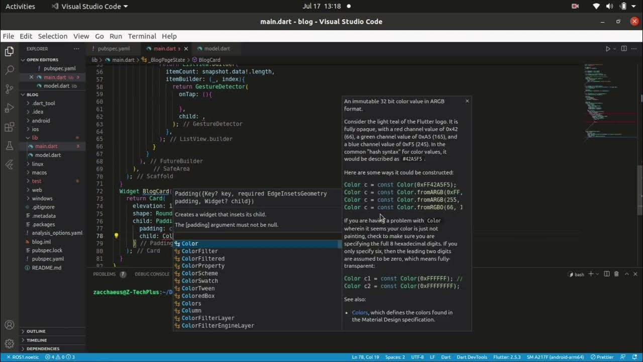 Build a blog mobile application with Flutter and Dart | Full stack ...
