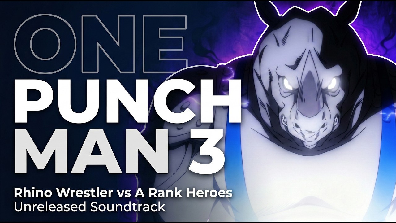 One Punch Man Season 3 OST Unreleased Soundtrack Rhino Wrestler vs A ...