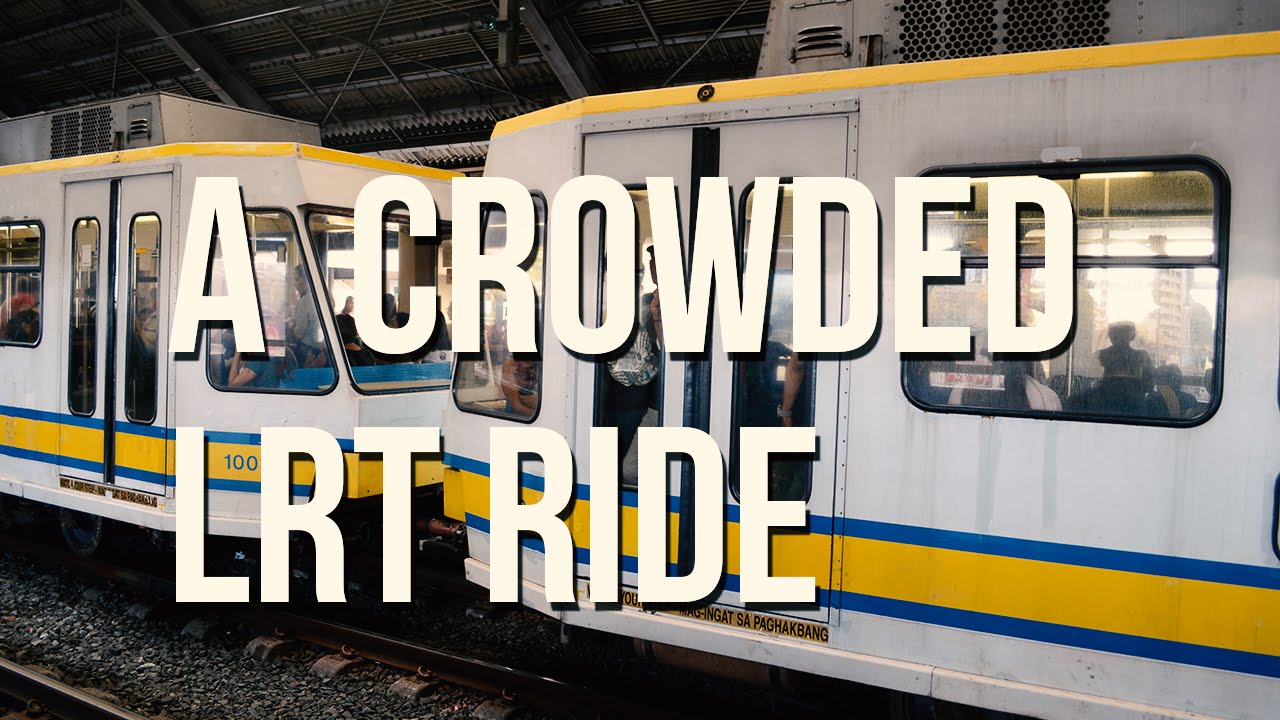 Riding the LRT / MRT in Philippines - YouTube