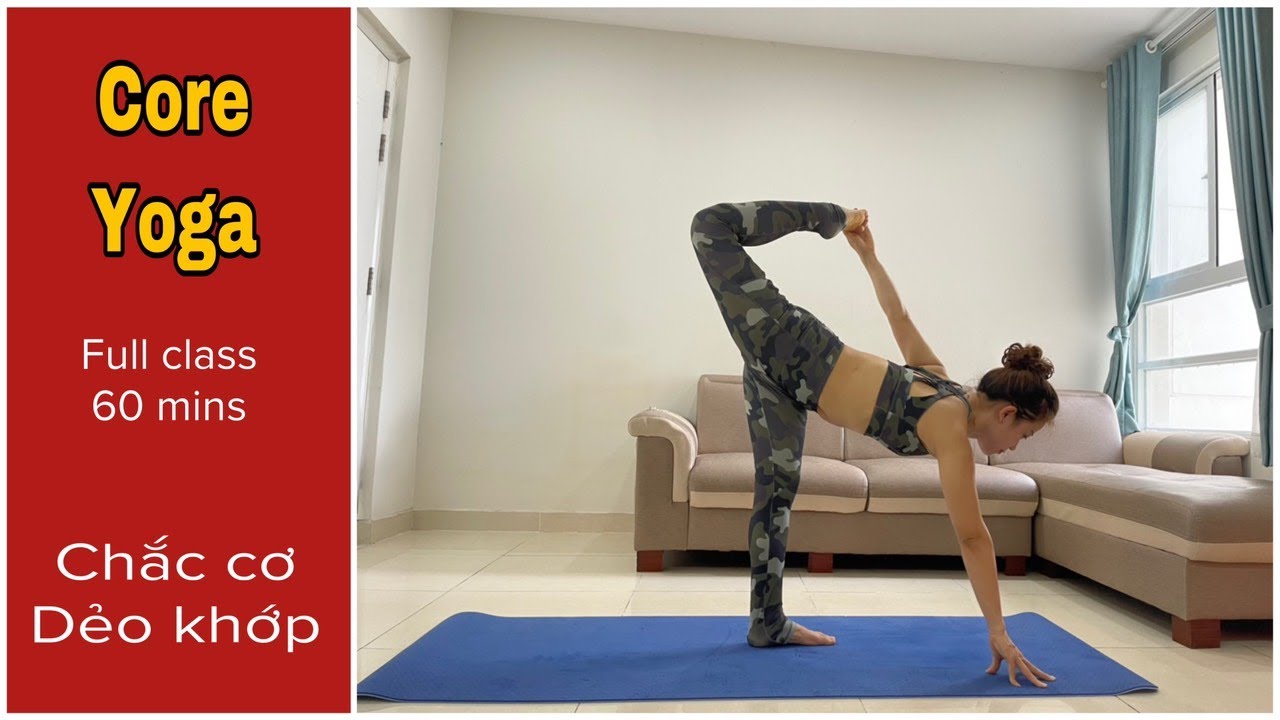 Core Yoga Full Class 60 min - YouTube