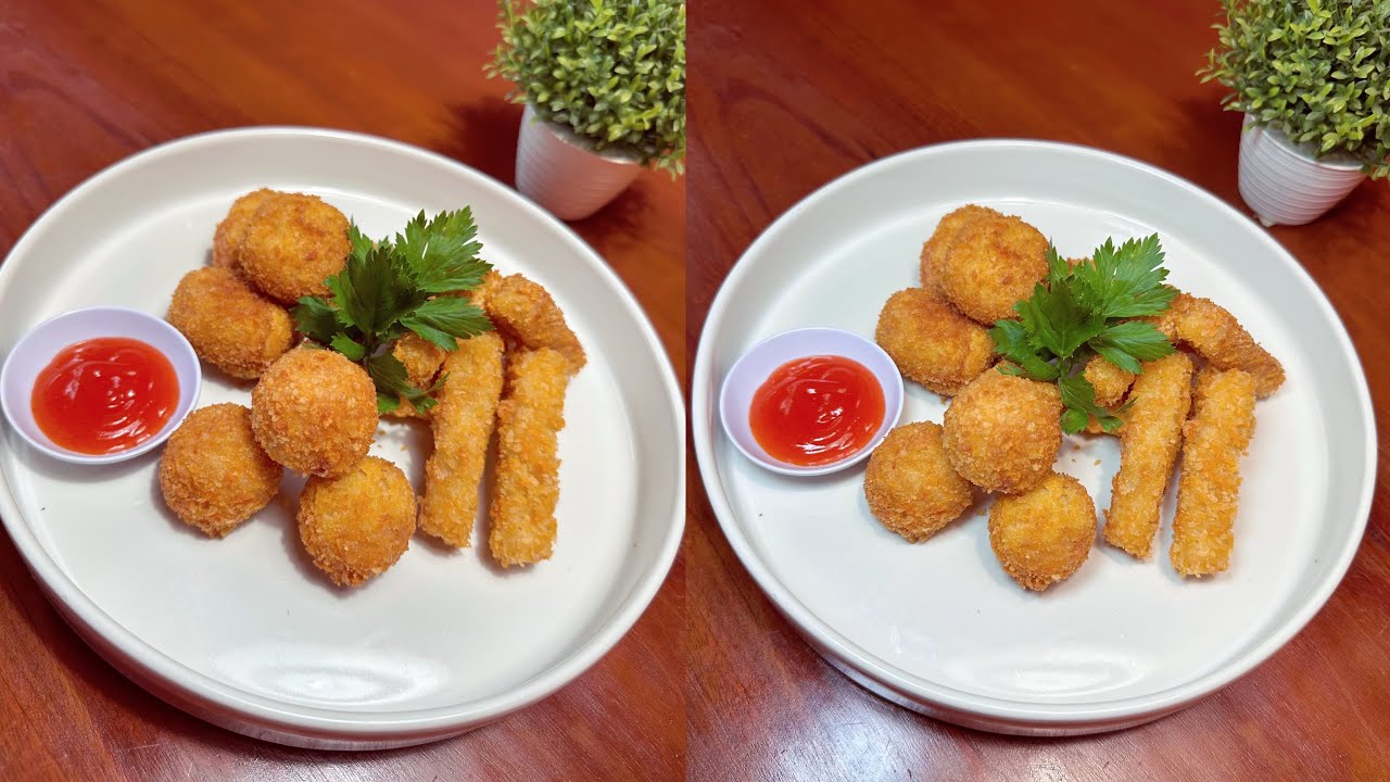 NUGGET AYAM, BOLA AYAM KRISPI DAN AYAM GORENG KEJU - YouTube
