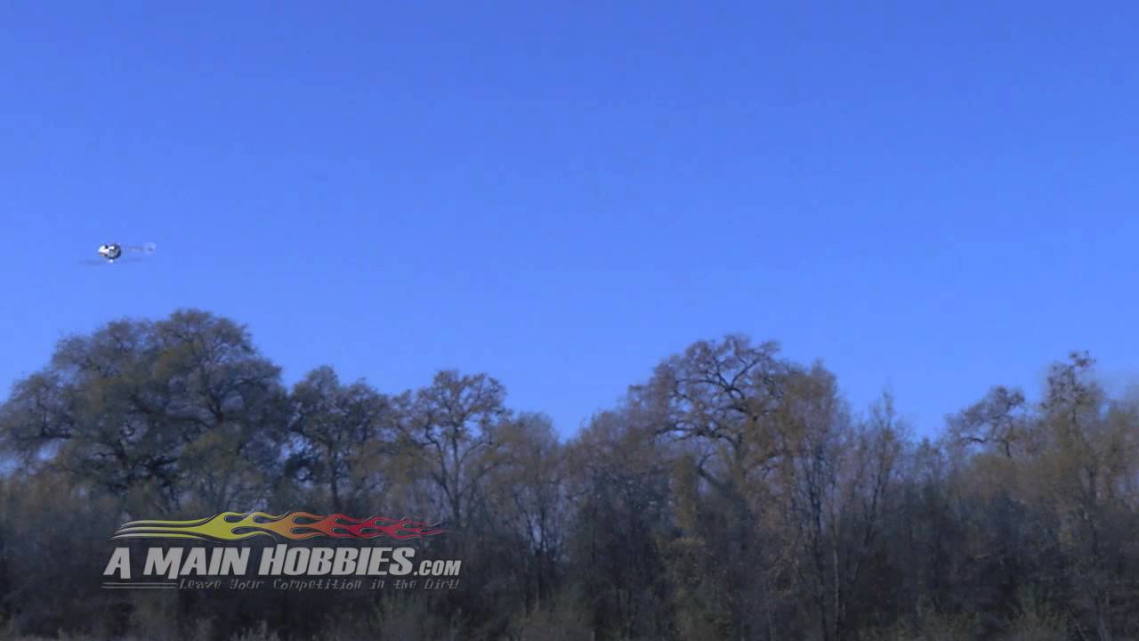 Compass Model 7HV Flybarless RC Heli Test and Review - YouTube