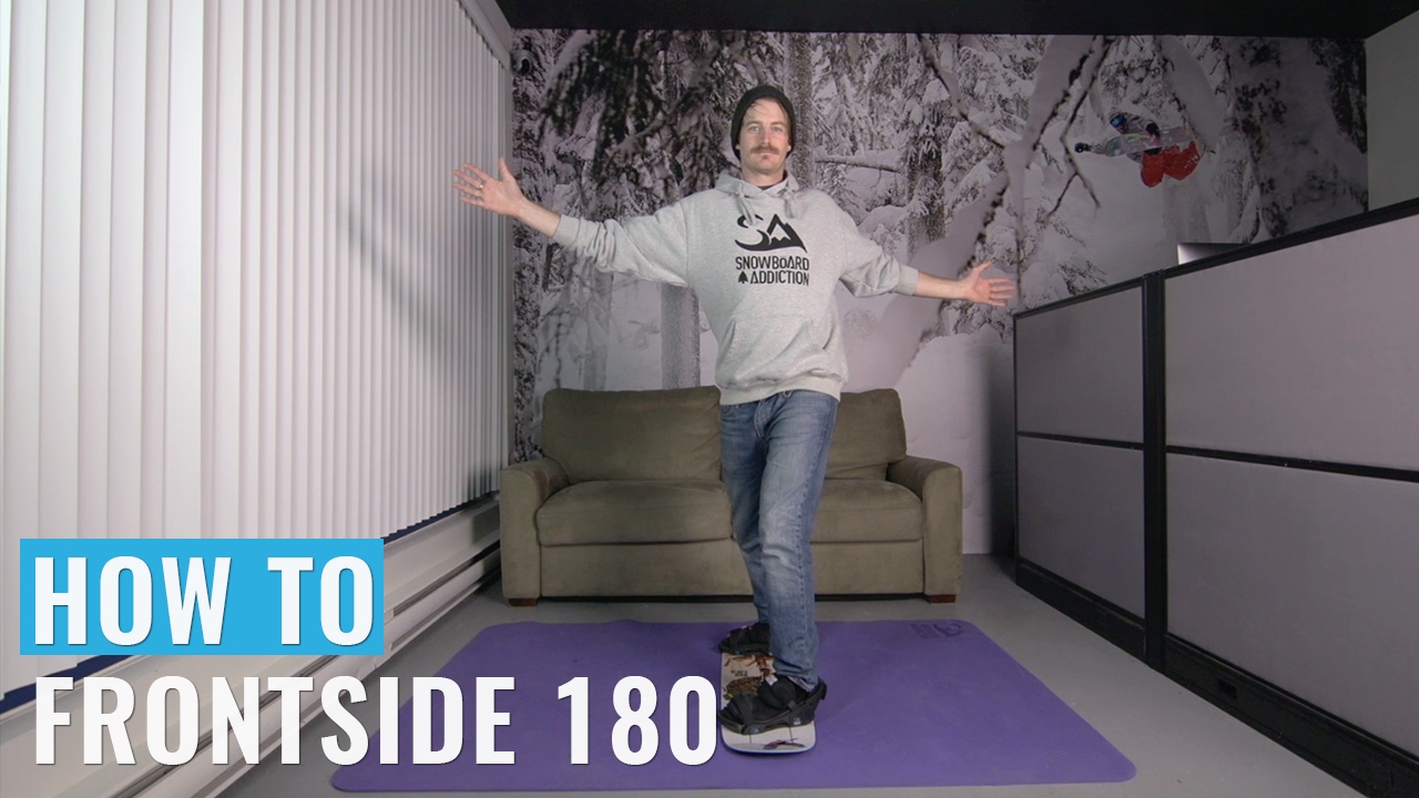 How To Frontside 180 On Your Training Board - YouTube