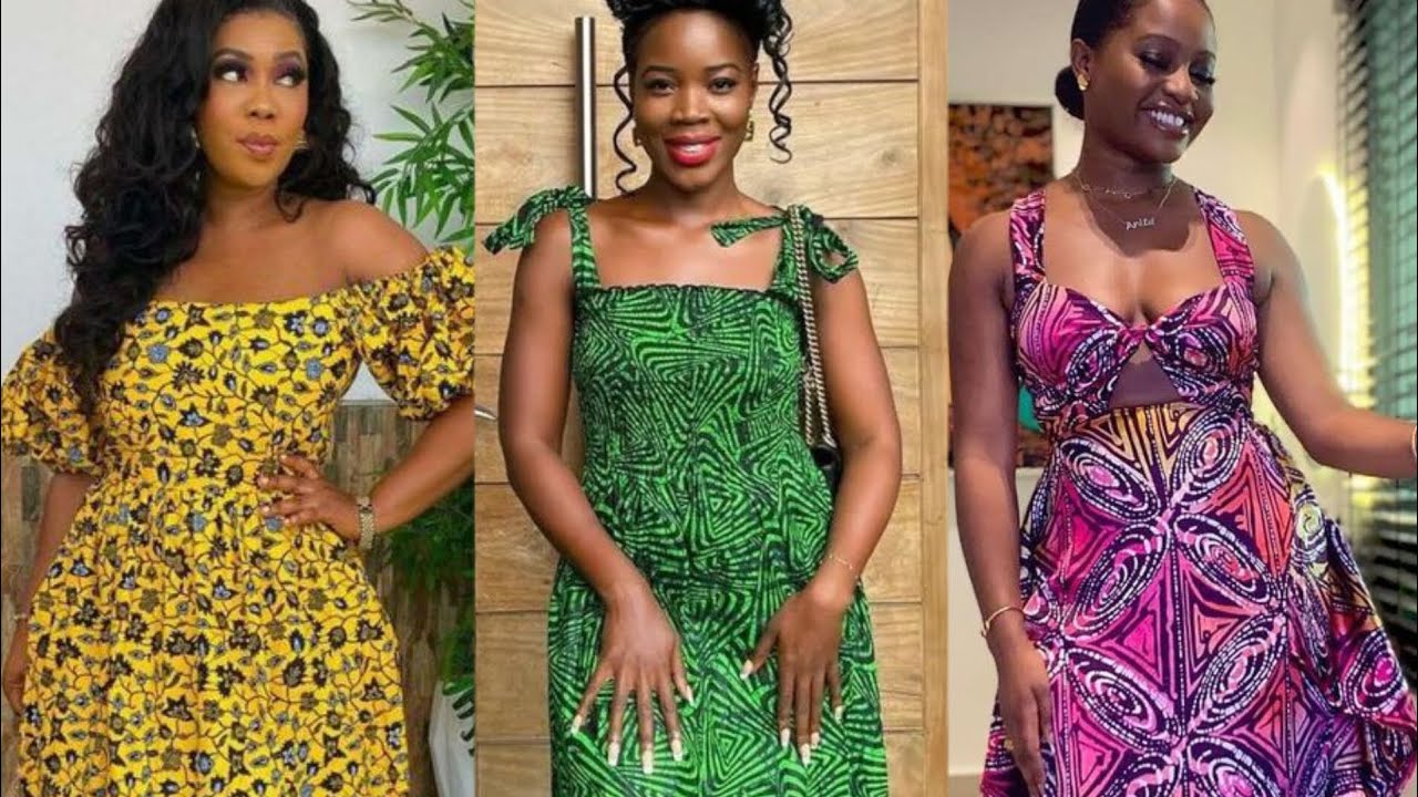 modèle robe en pagne africain 2024 - YouTube